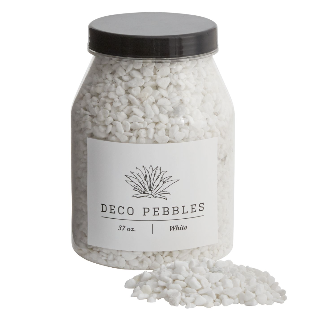 Deco White Pebbles | river city relics