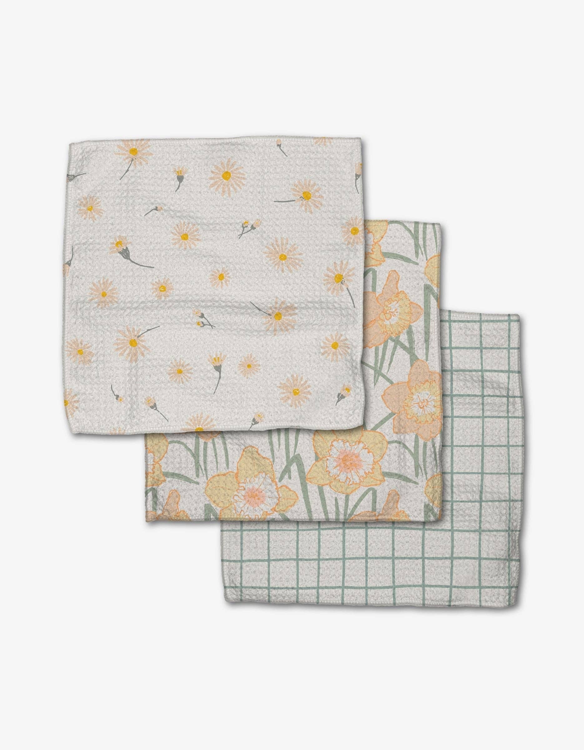 Geometry: Daisy Dust Dishcloth Set | river city relics